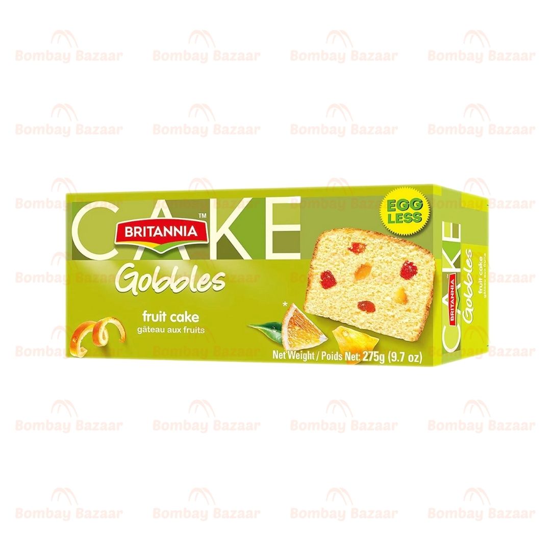 BRITANNIA EGGLESS FRUIT CAKE 275G – Bombay Bazaar | Indian Supermarket